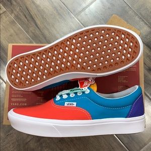 Vans | Shoes | Vans Comfycush Era Multi Block Multicolor Mens | Poshmark